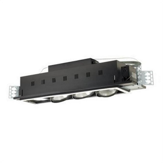 Jesco Lighting MGP38-4WB Double Gimbal 4 Light Linear, Black Interior ...
