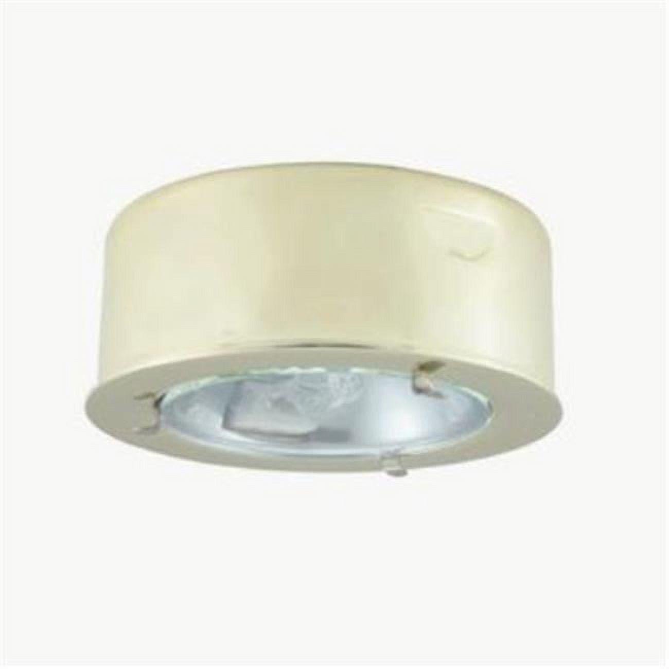 Jesco Lighting PK100-PB Halogen Metal Puck Light Round With Clear Glass ...