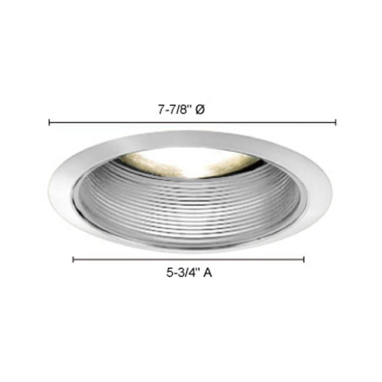 Jesco Lighting TM608ABWH 6 in. Line Voltage Step Baffle Trim- Antique ...