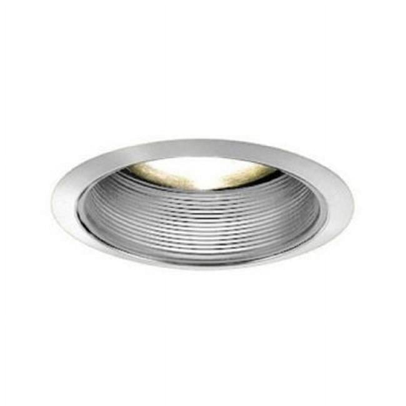 Jesco Lighting TM608WHWH 6 in. Line Voltage Step Baffle Trim- White ...