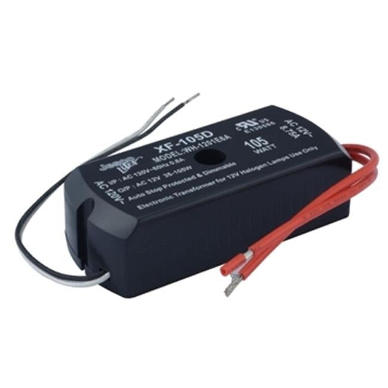 Jesco Lighting XF-105D 12V AC Electronic Transformer- Black Finish ...