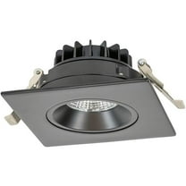 Jesco RLF-3408-SW5-BK 3 in. 8W 5CCT 90CRI LED Square Regressed Gimbal ...