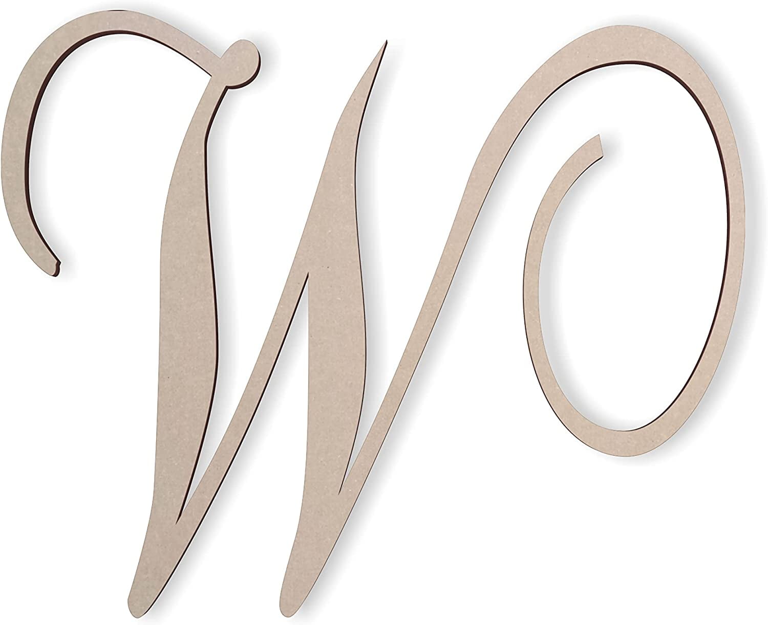 Jess and Jessica Wooden Letters for Wall Decor | Cursive Wooden Letters ...
