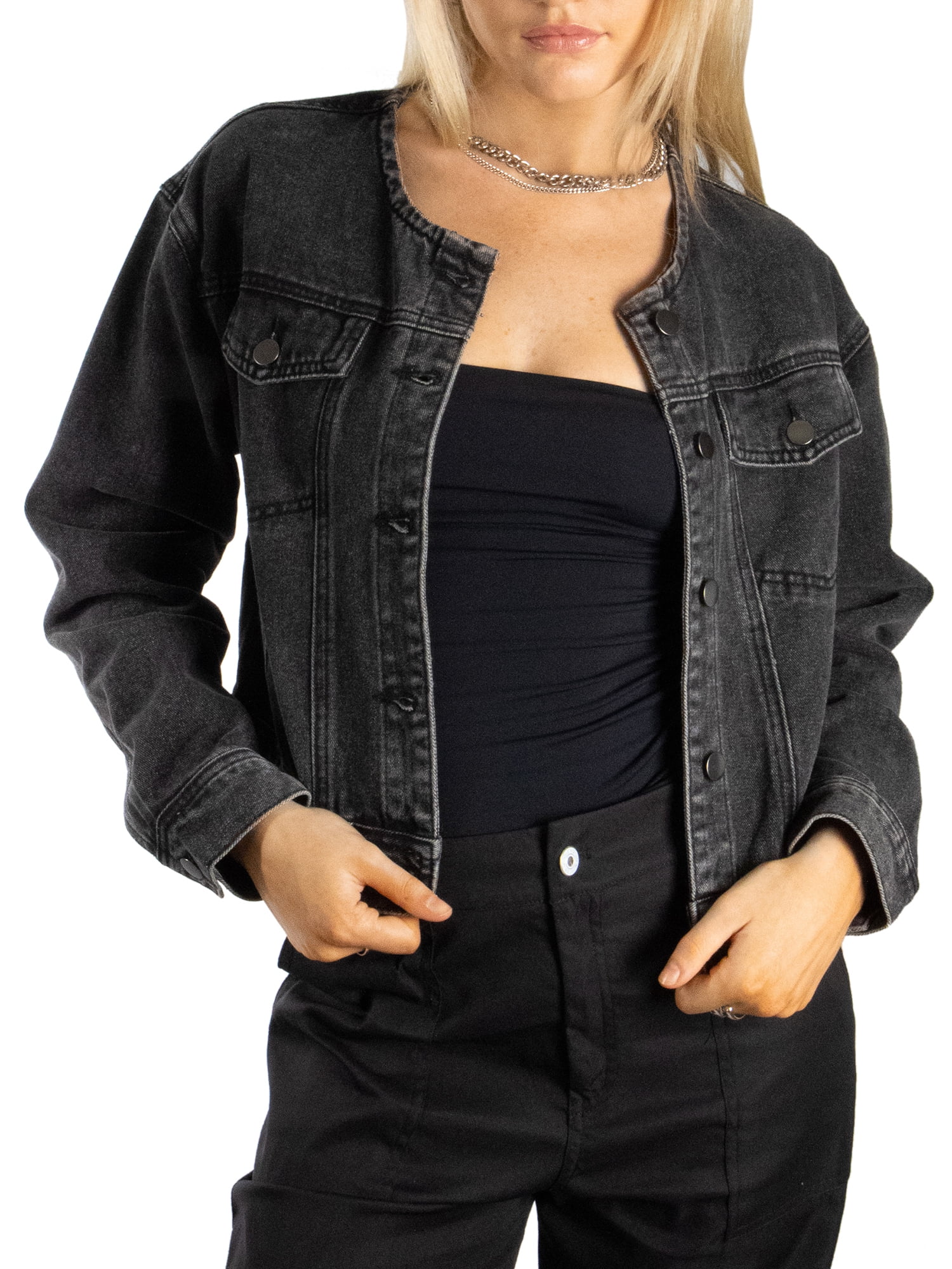 Walmart Black Friday Deals 2025 - Jess by Meiko Women's Jean Jacket ...