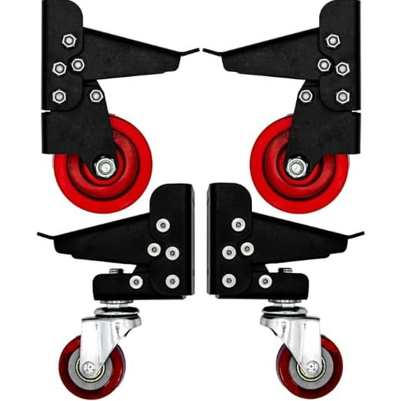 JessEm 05152 Steel Caster Set Heavy Duty Multi Purpose Locking Casters ...