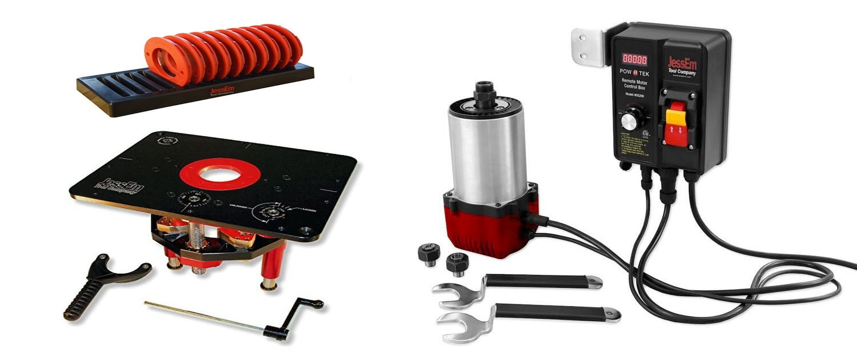 JessEm 05200 Pow-R-Tek Router with Remote Control, Mast-R-Lift II and ...