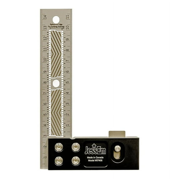 JessEm 07406 150mm Stainless Steel Precision Square with Patented Flex ...