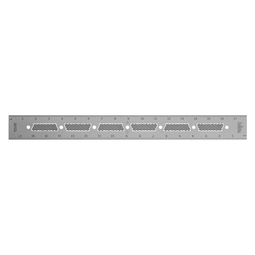 JessEm 07412 Stainless Steel 18” Precision Ruler with Patented Flex ...