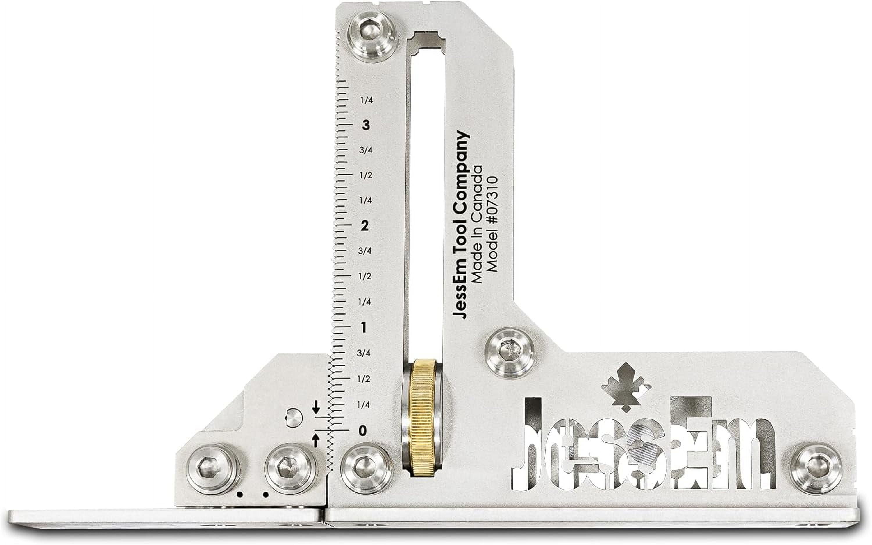 JessEm Large Imperial Tool Setting Gauge – Precision Height & Depth ...