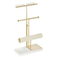 Jessac 3-Tier Adjustable Jewelry Rack, Earring & Necklace Holder ...
