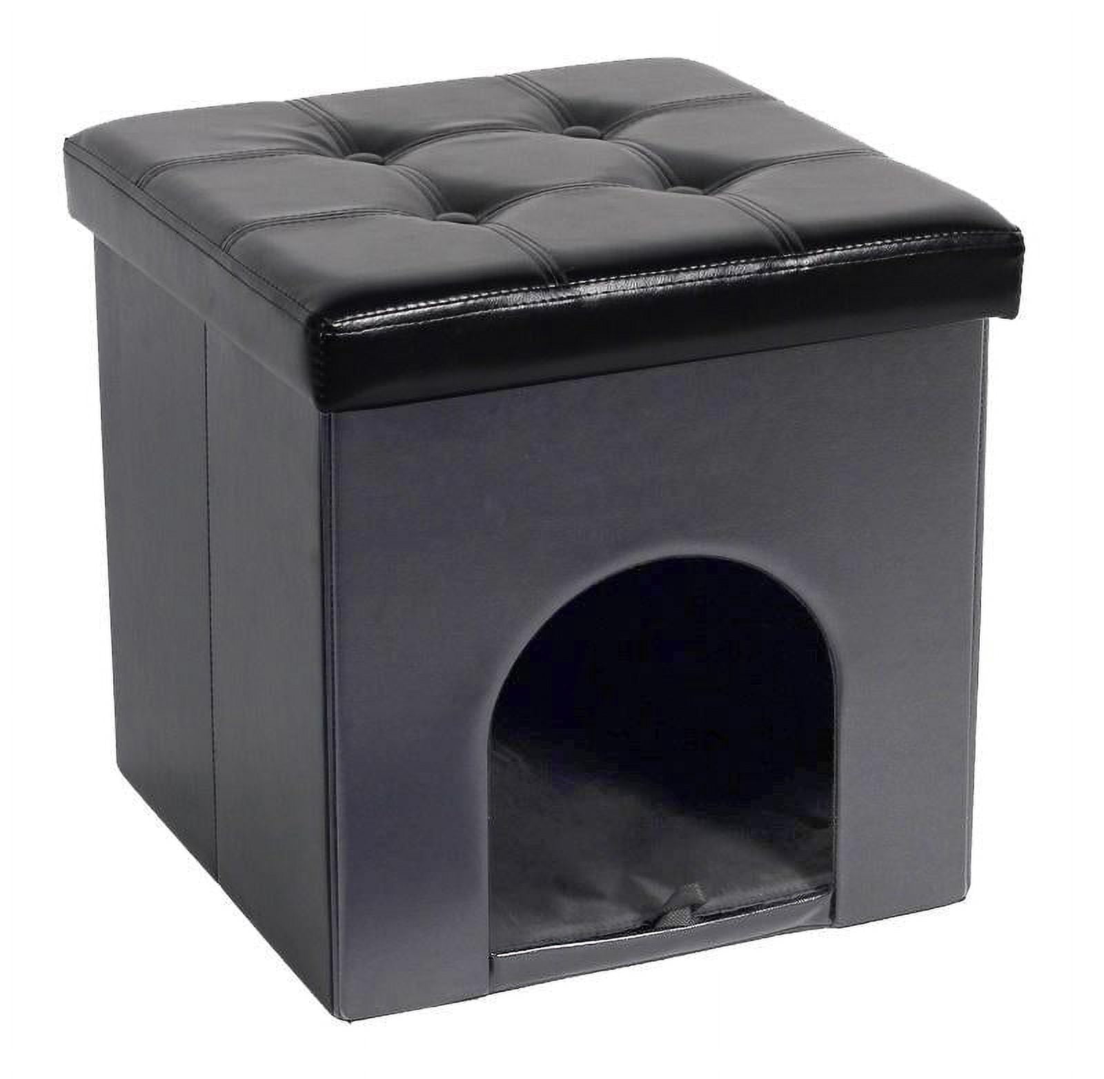 Black Bear Footstool