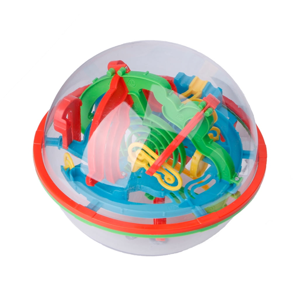 Jesscasday 100 Barriers 3D Magic Intellect Ball Balance Maze Game ...