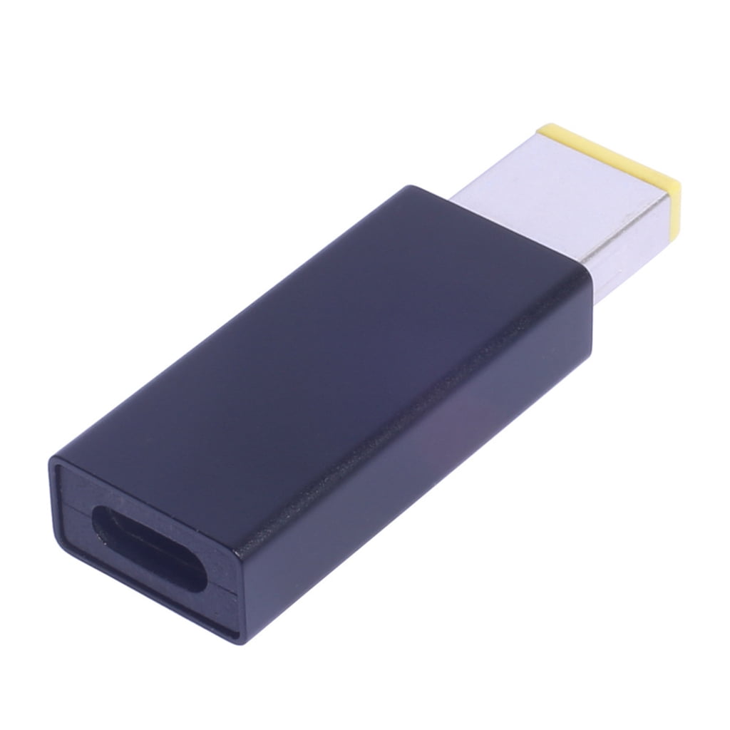 Jesscasday 100W Type C Female to Square Tip Male Adapter Straight Head ...