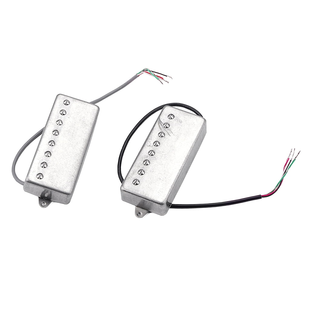 Jesscasday 105mm Total Length Humbucker Pickups Guitar Pickup Set Metal ...