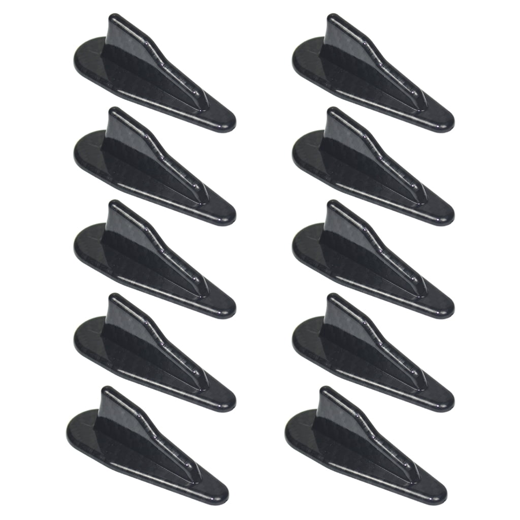 Jesscasday 10pcs/set Car Roof Diffuser Fish Fin set Universal Car Roof ...