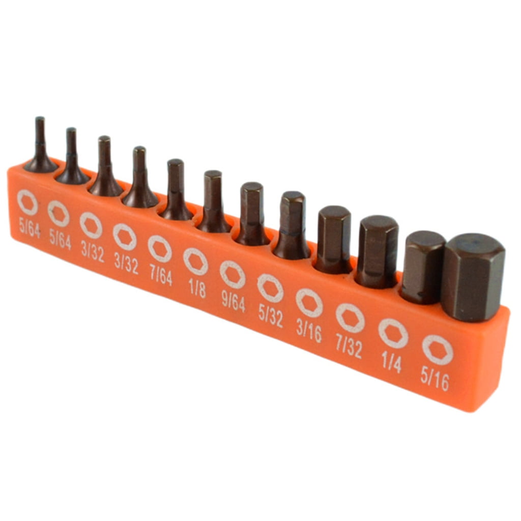 Jesscasday 12/24Pcs 25mm Screwdriver Bit 1/4 Inch Hexagonal Electric ...