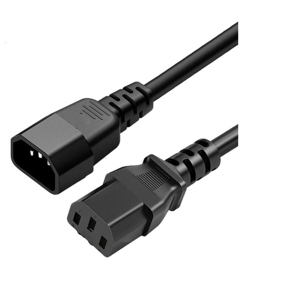 Jesscasday 18AWG C13 C14 Power Extension Cord With Flame Retardant PVC ...