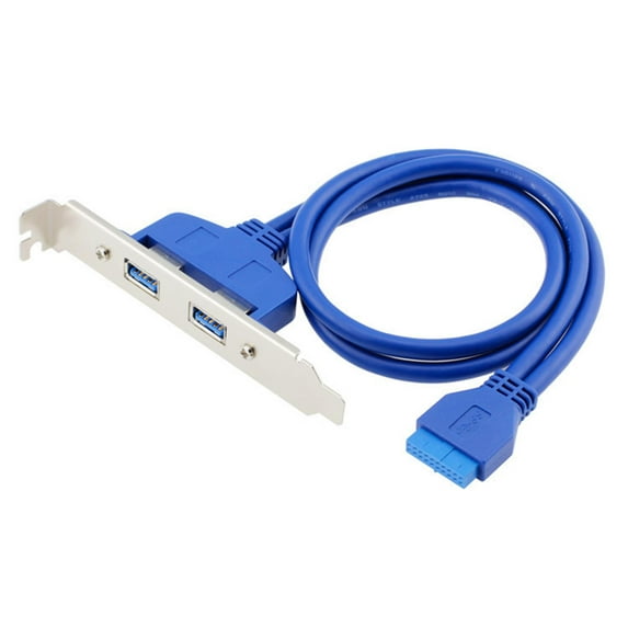 Jesscasday 2 Usb3.0 to 20pin Chassis Rear Pci Baffle Line Motherboard ...