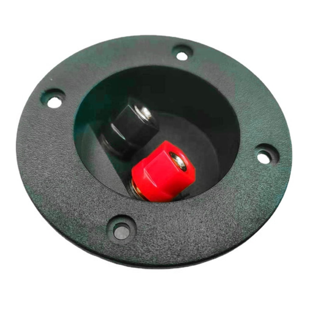 Jesscasday 2 Way Terminals Cup Connectors for Speaker Round Box ...