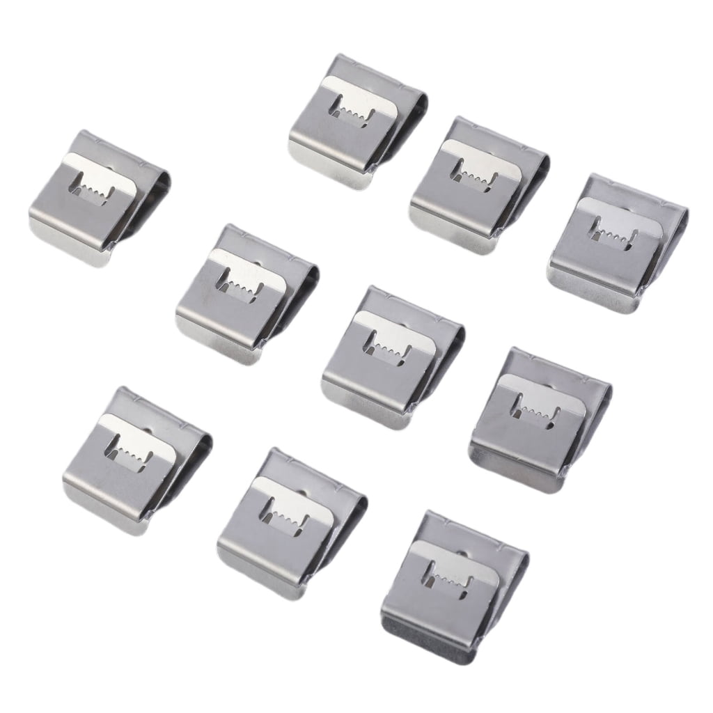 Jesscasday 200pcs Solar Module Cable Clip Craft of Sturdy Stainlesses ...