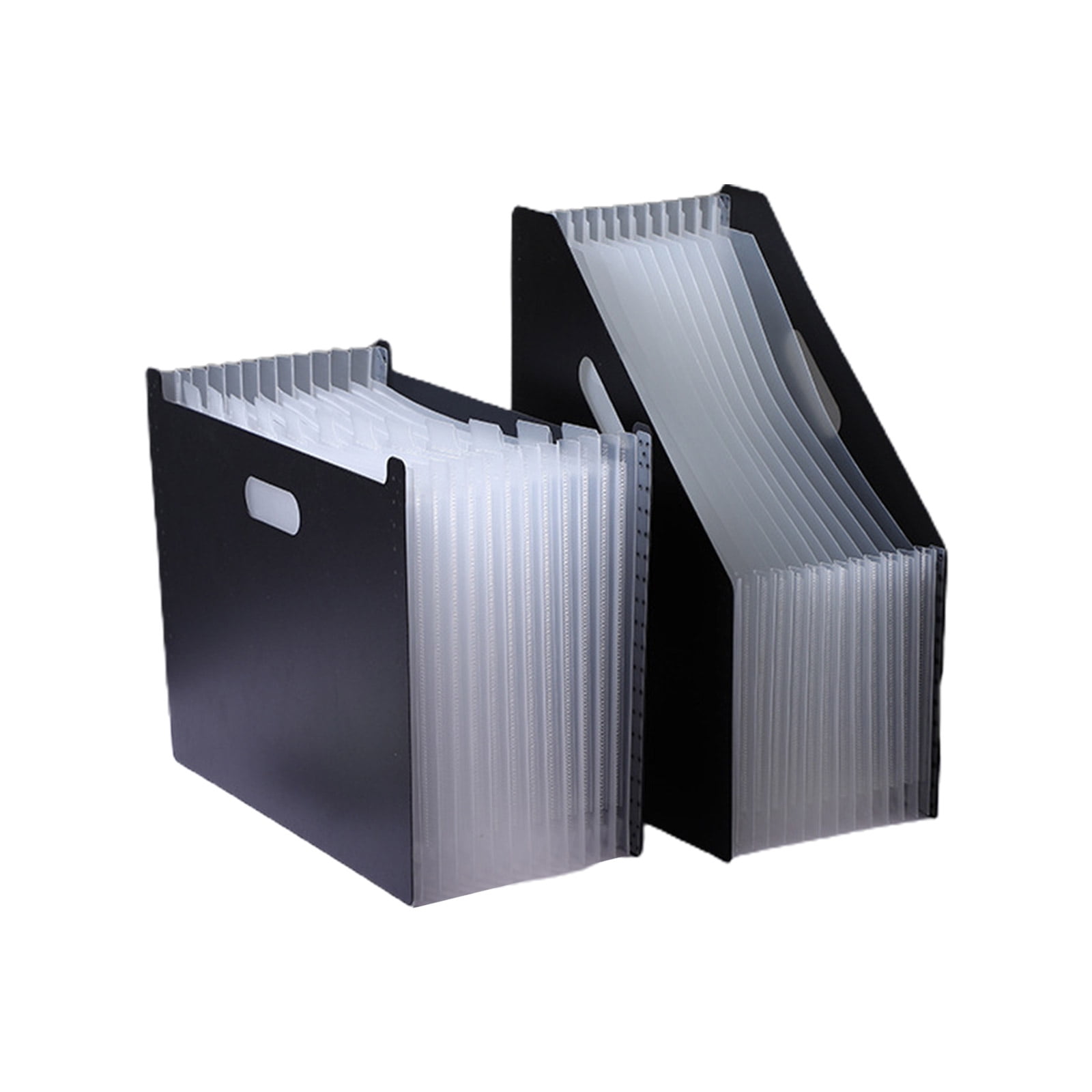 Jesscasday 2Pcs Expanding A4 File Folder Standing Accordion Folder 13 ...