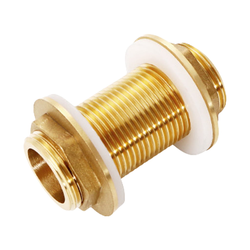 Jesscasday 3/4inch Brass Pipe Fitting Connectors for Water Tanks Male ...
