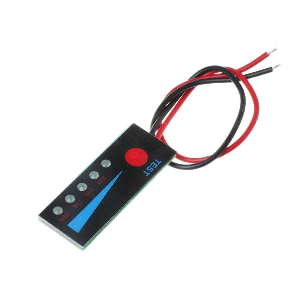Jesscasday 3.7V Lithium Battery Power Level Indicator Module For Led ...