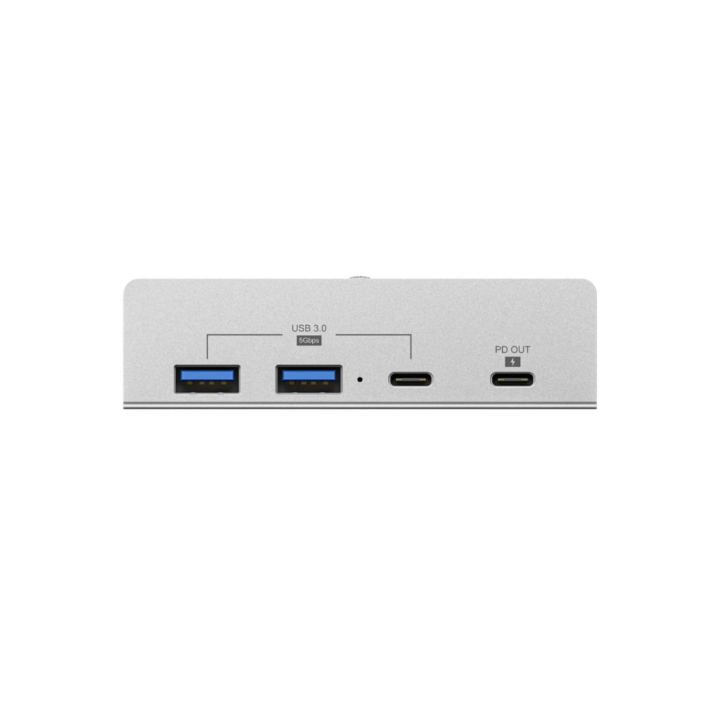 Jesscasday 4 Port Aluminum External Dock Station USB3.0 Type C PD100W ...