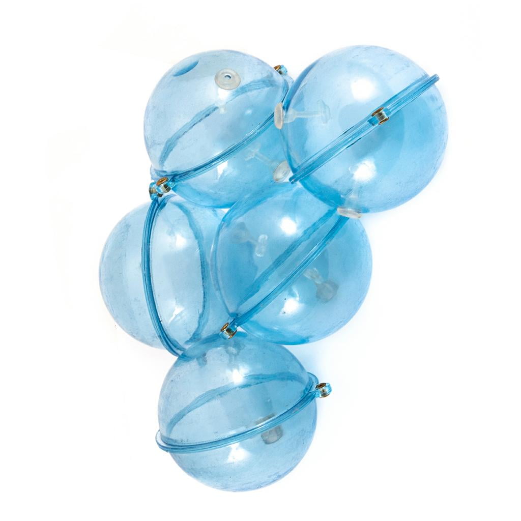Jesscasday 5 Pcs/Set Fishing Float ABS Plastic Balls Water Ball Bubble ...