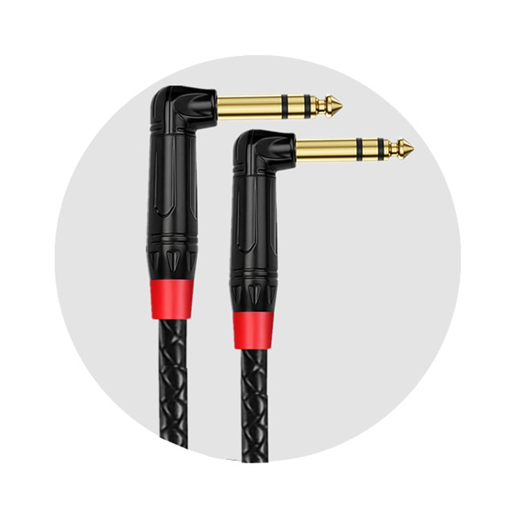 Jesscasday 6.35mm (1/4inch) to 6.35mm (1/4inch) Headphone Adapter 90 ...