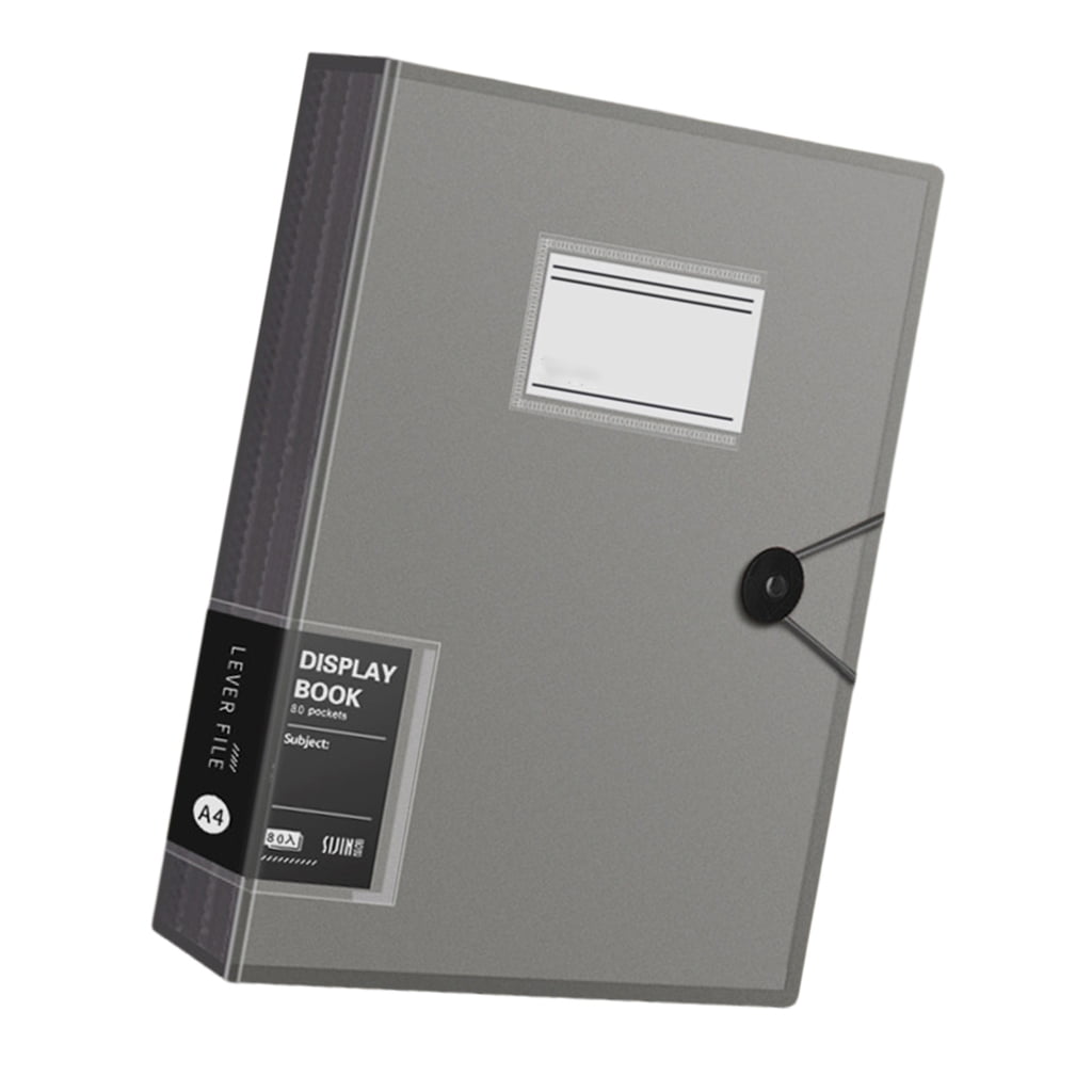 Jesscasday 80 Pocket Display Folder Letter Size Display Folders Book ...
