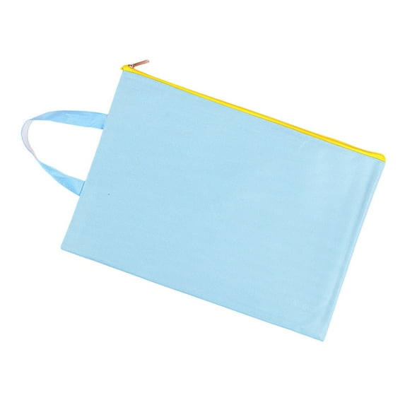 Jesscasday A4 File Bag Document Bag File Bag Paper Storage Bag Handheld ...