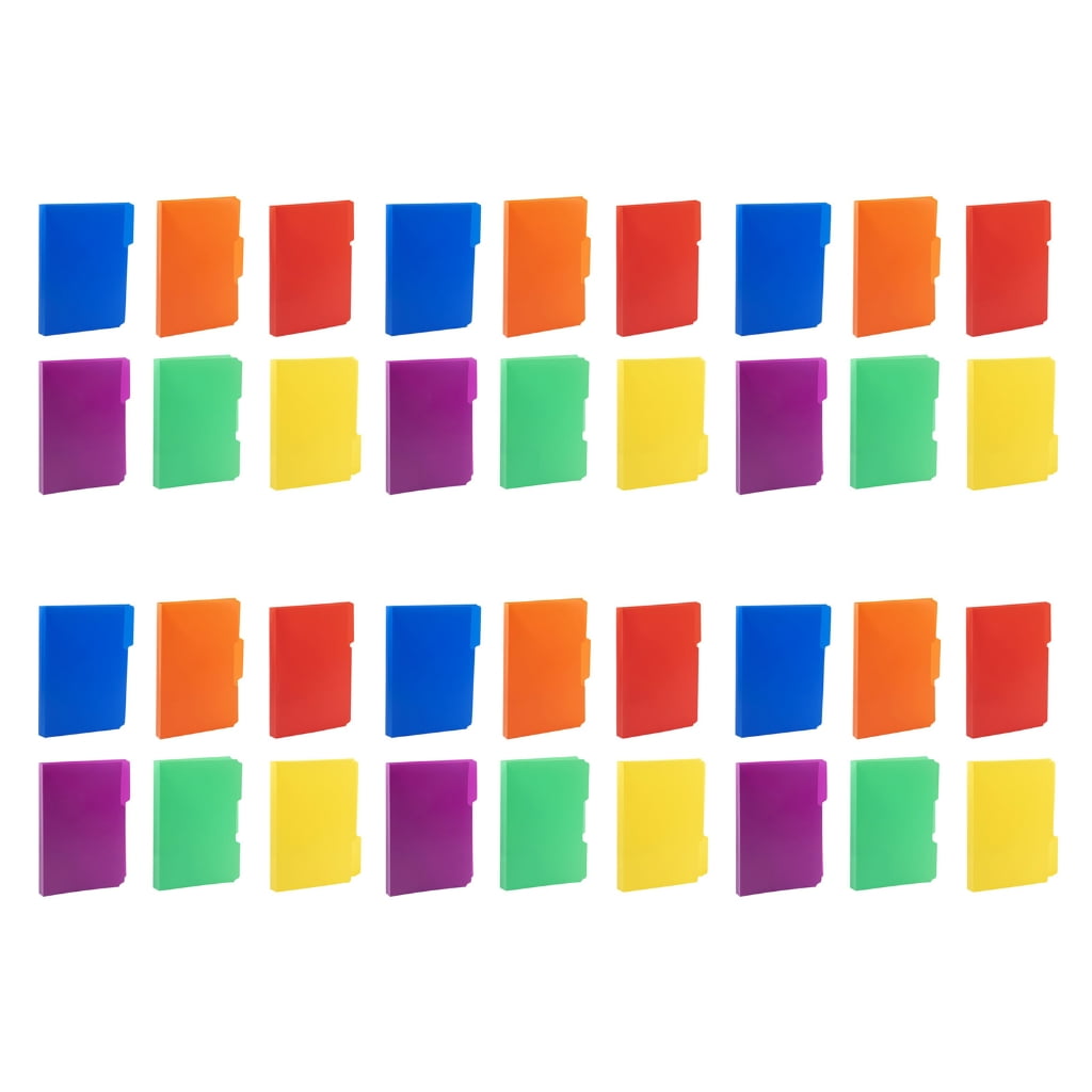 Jesscasday A4 Rainbow Colored File Folders – 6/18/36 Pack for ...