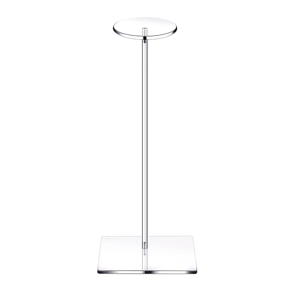 Jesscasday Acrylic Hat Display Stand Square Bottom Base Fisherman Hat ...