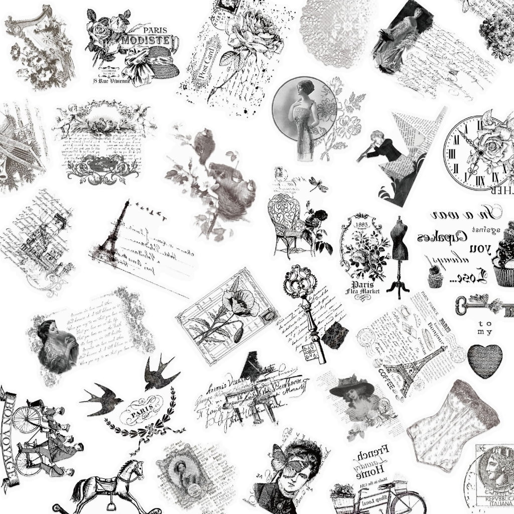 Jesscasday Aesthetic Sticker for Water Bottle Laptop Scrapbooking ...