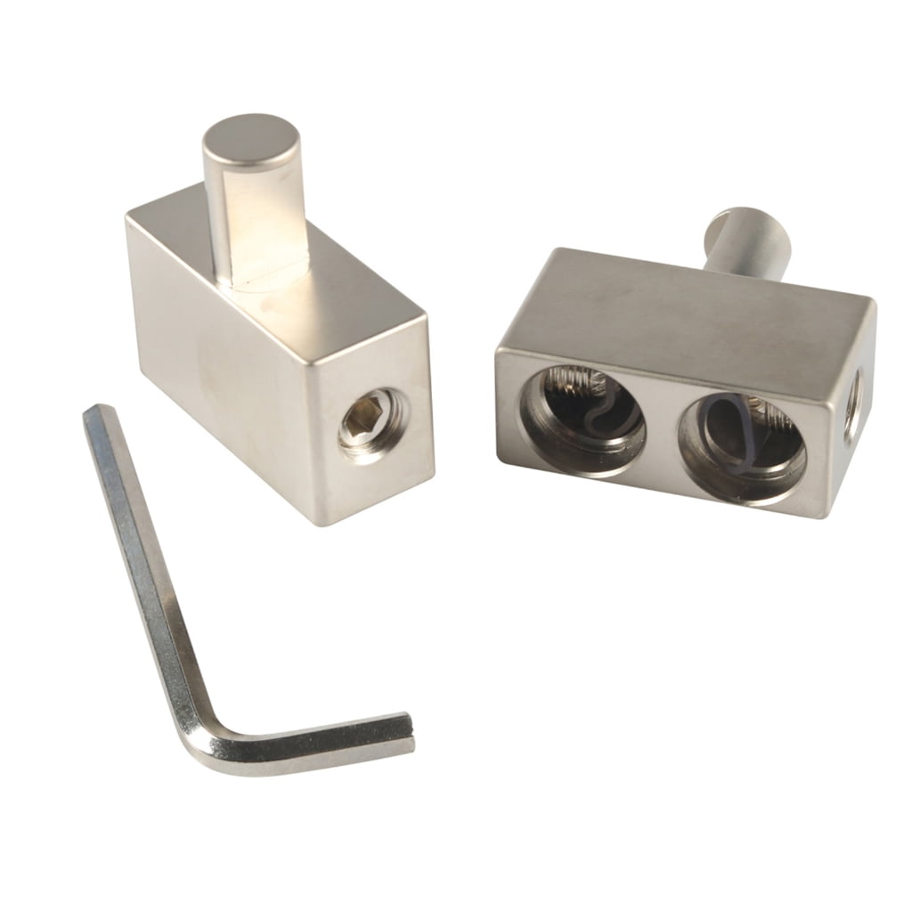 Jesscasday Amp Input Reducer Double 1/0 Gauge to 1/0 Gauge Wire Reducer ...