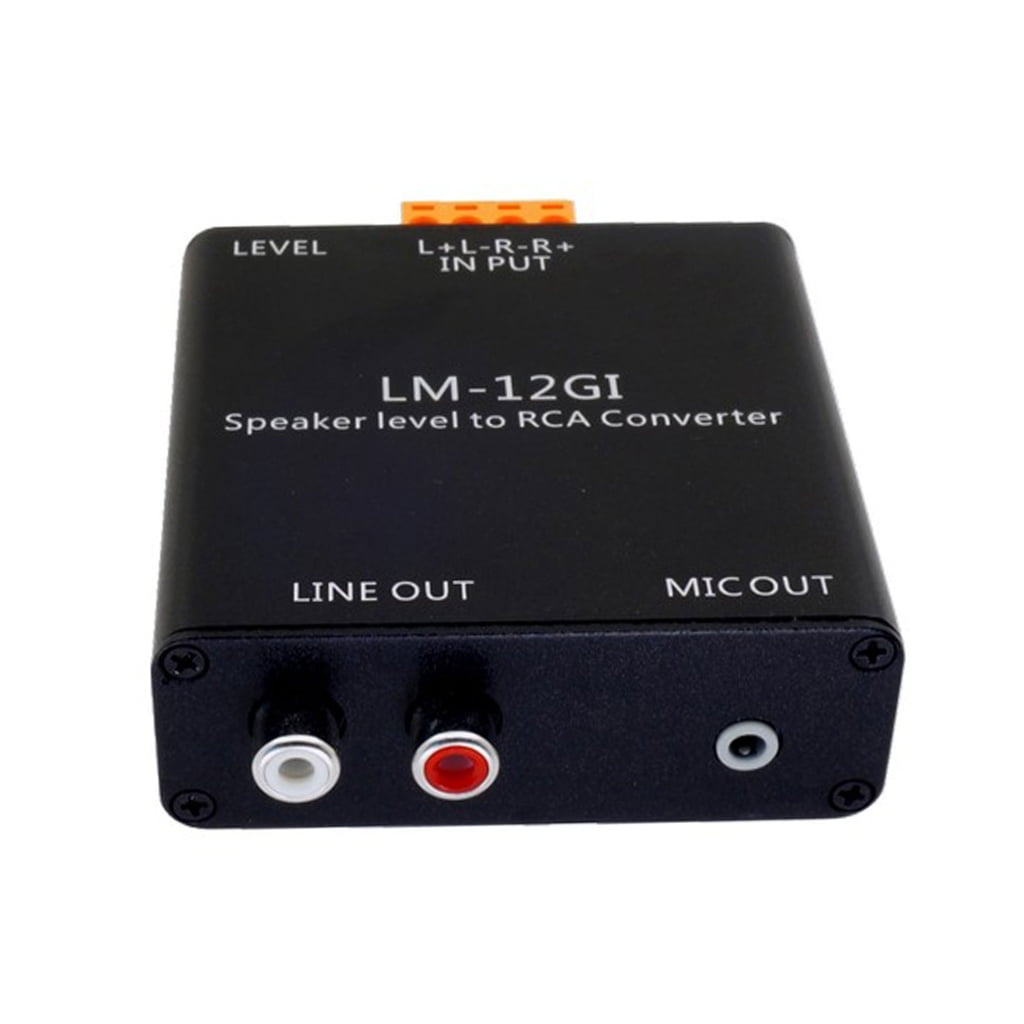 Jesscasday Audios Converters High Level Speaker Signal to Low Level ...