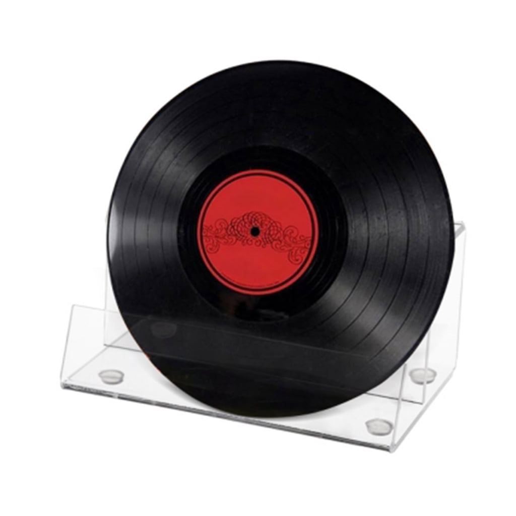 Jesscasday Black Clear Acrylic Album Holder Vinyls Record Bracket ...