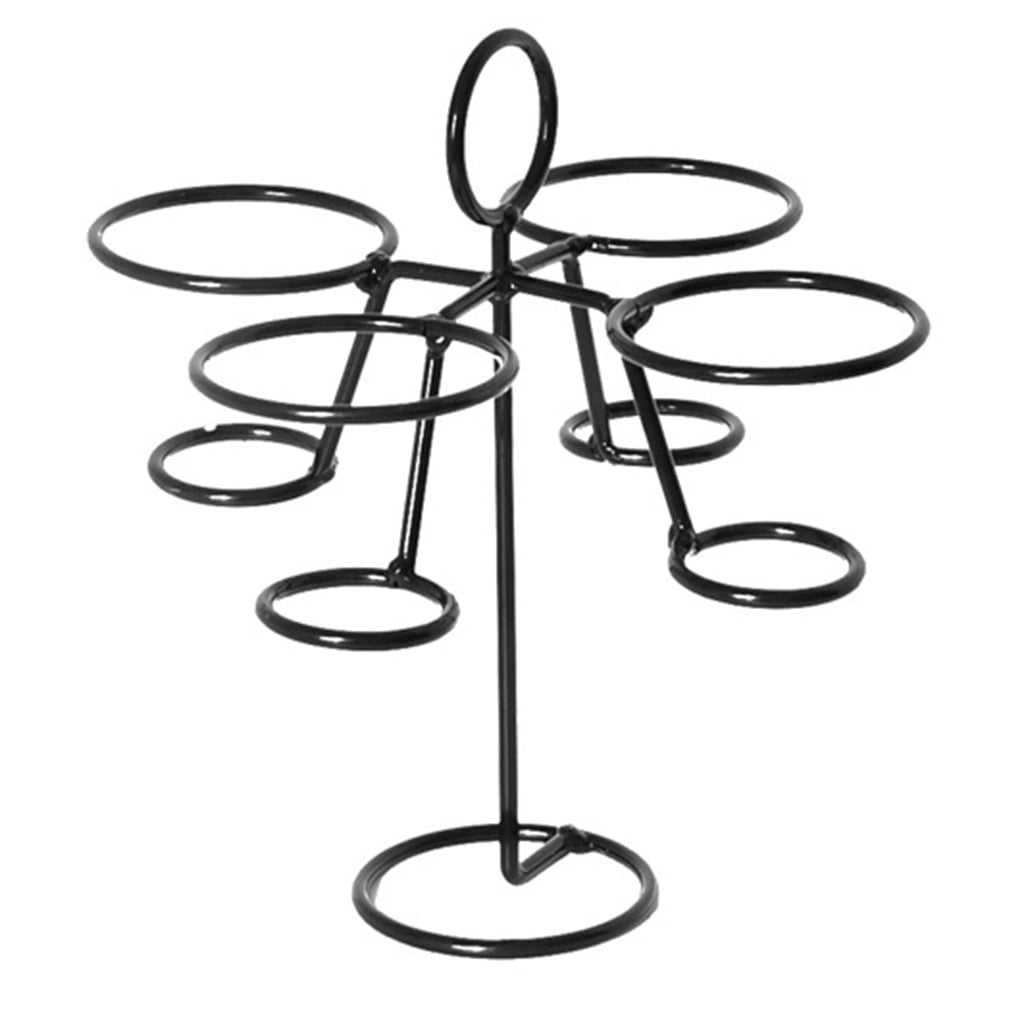 Jesscasday Black Iron Ice Cream Holder Cupcake Cones Stand Rack Display ...