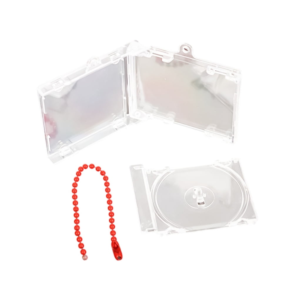 Jesscasday Blank Album Disc Case Keychain Disc Player Keyring ...