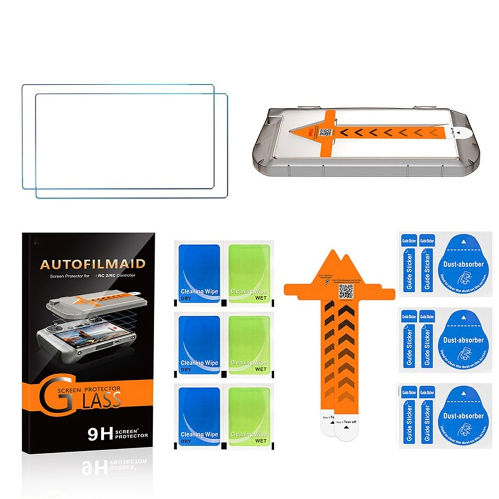 Jesscasday Bubble Proof Installation Tempered Glass Screen Protectors ...