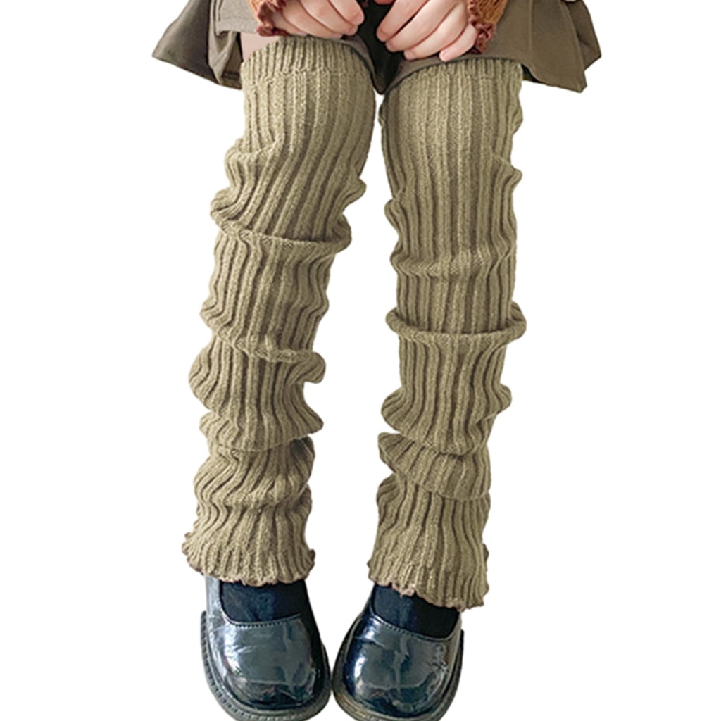 Jesscasday Cable Knit Leg Warmers for Little Girl Winter Autumn ...