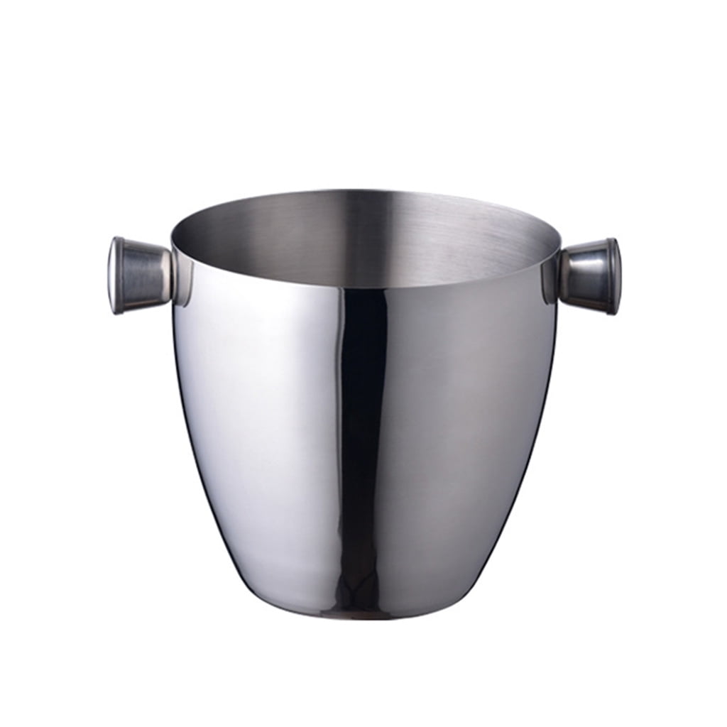 Jesscasday Chiller Bucket Stainless Steel Double Wall Cooler for Wine ...