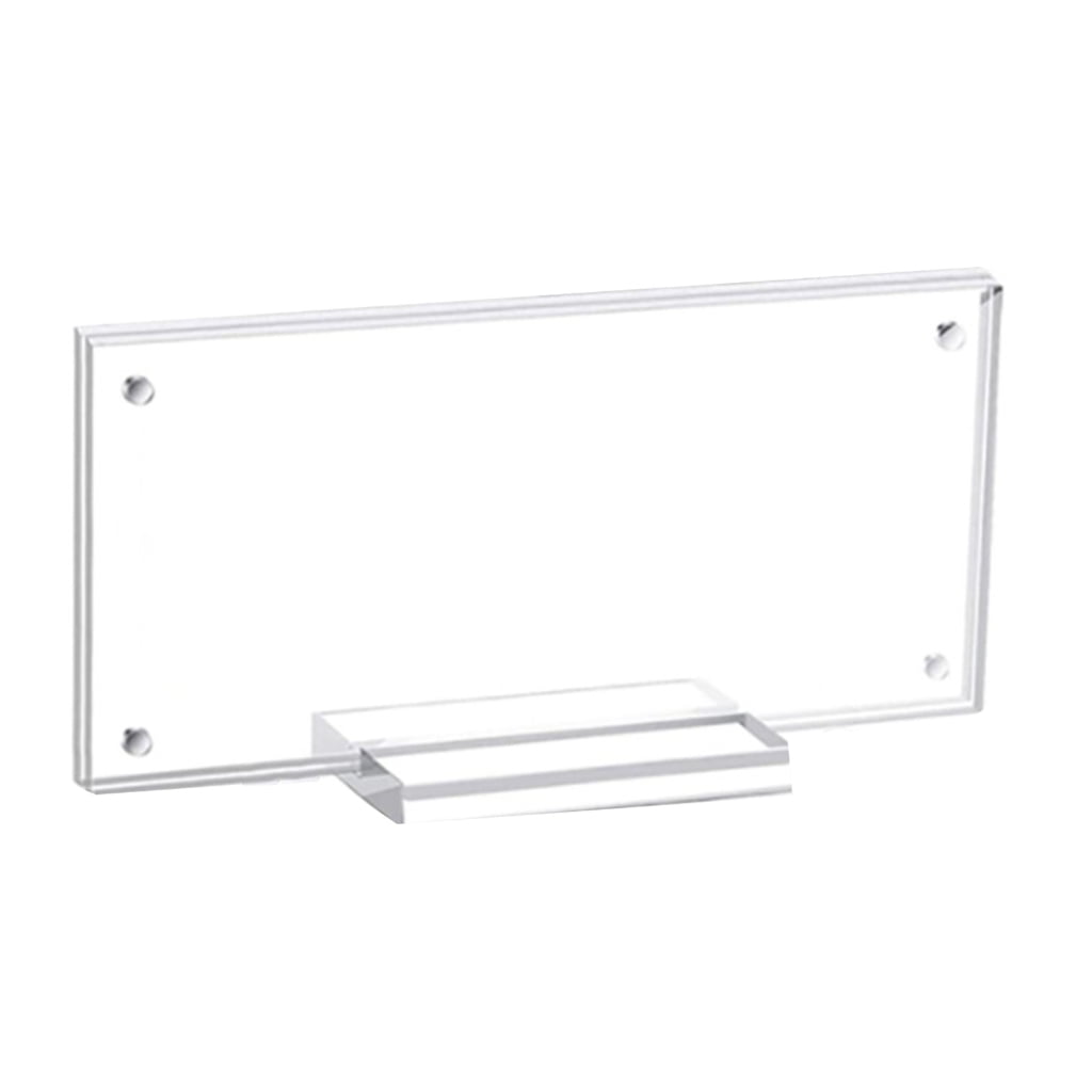 Jesscasday Clear Acrylics Bill Holder, Paper Money Protector Clear ...