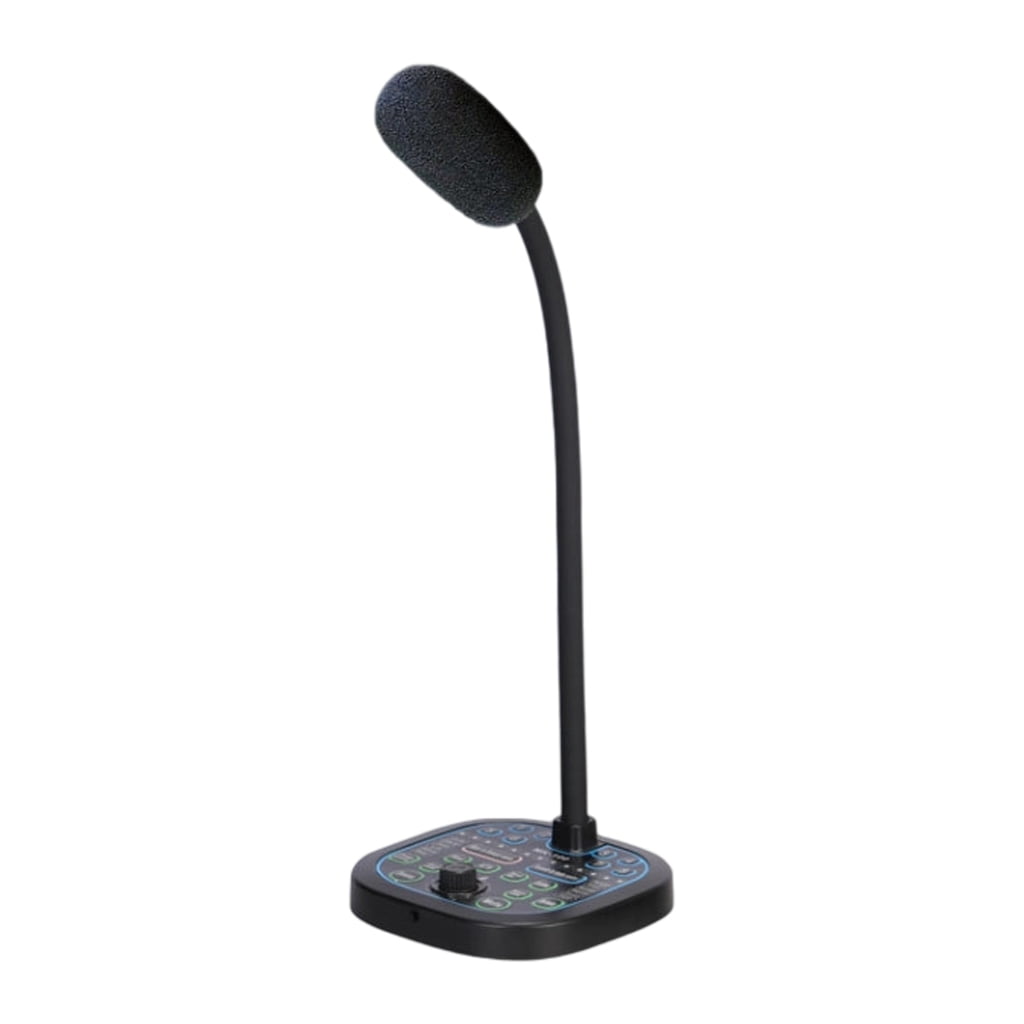 Jesscasday Compact Desktop Microphone Portable USB Voice Changer 16 ...