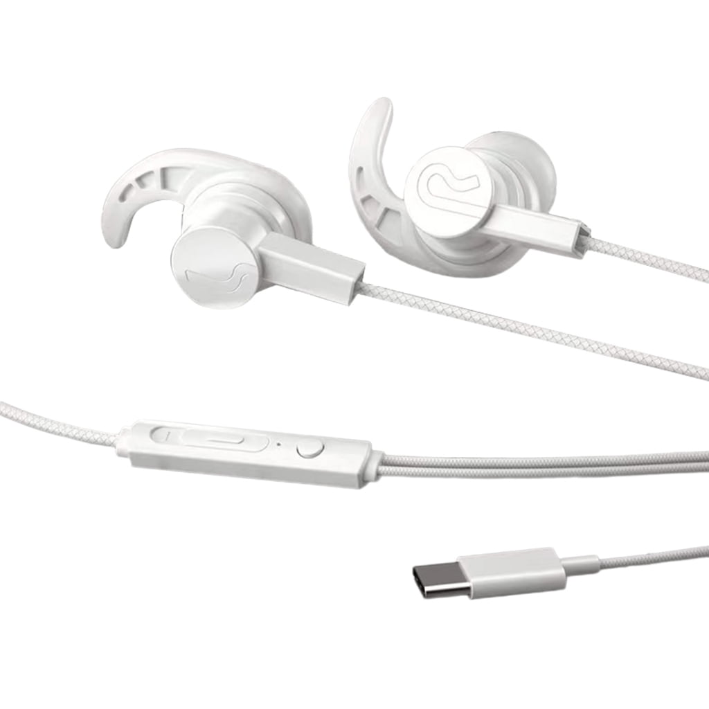 Jesscasday Corded Headphones With Microphone Universal 3.5mm/Type C ...