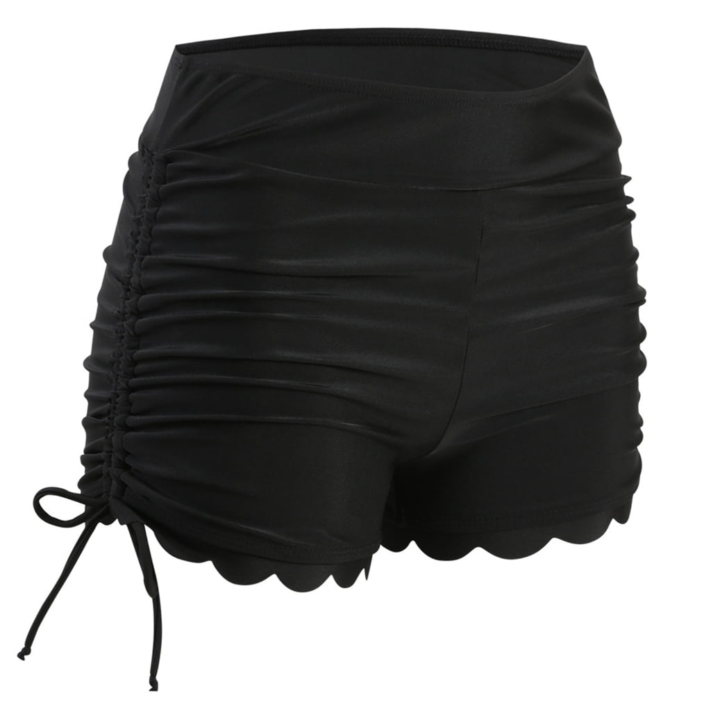 Jesscasday Drawstring Board Shorts for Women Swimsuit Shorts High Waist ...