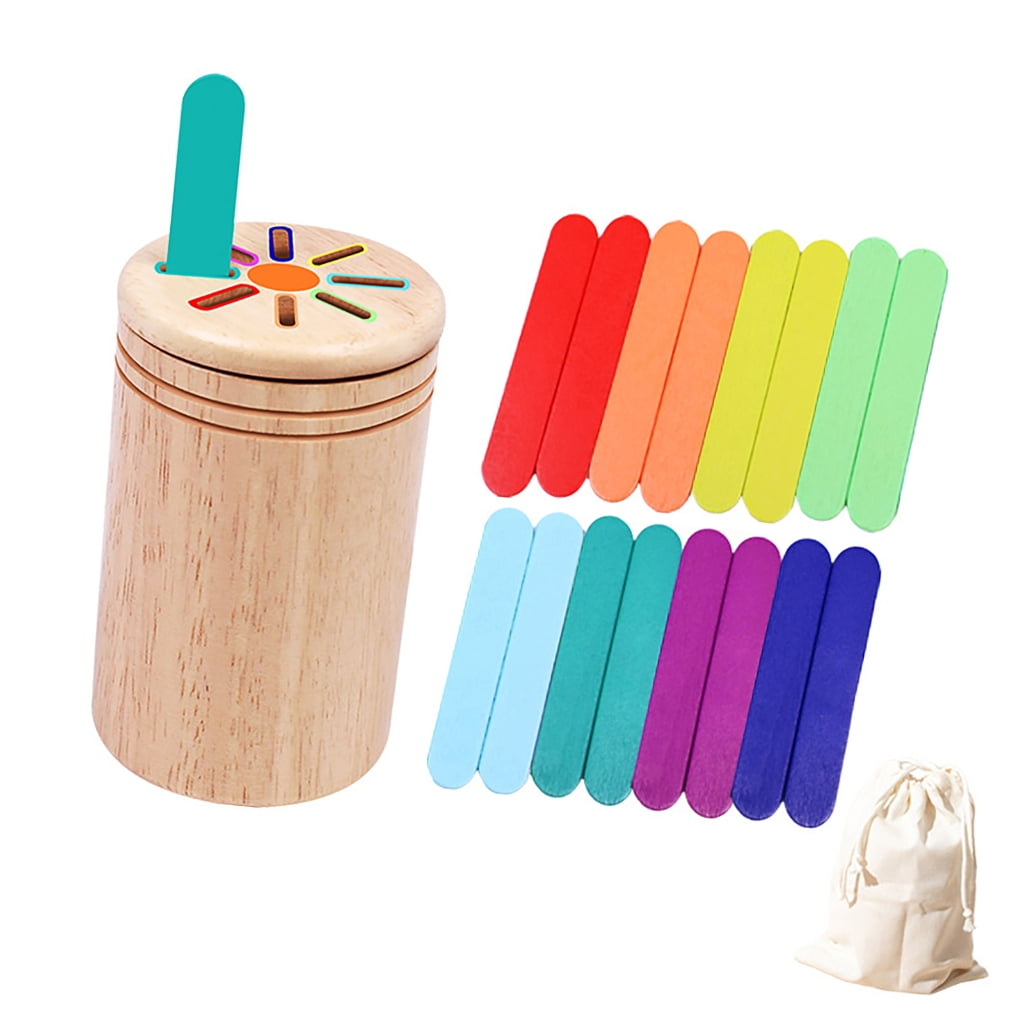 Jesscasday Early Educational Color Shape Matching Toy Color Cognitive ...