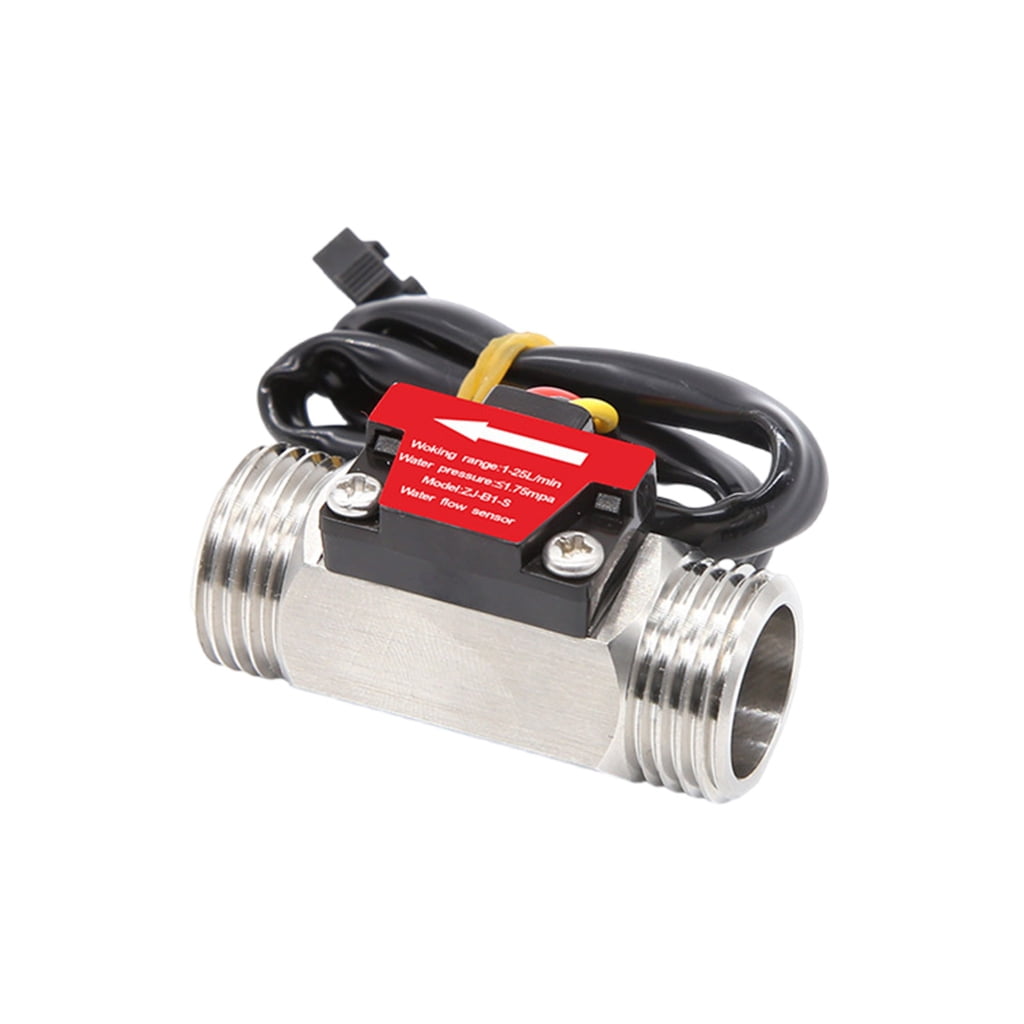 Jesscasday Efficient 1/2 In Pipe Water Flows Sensors in Stainless Steel ...