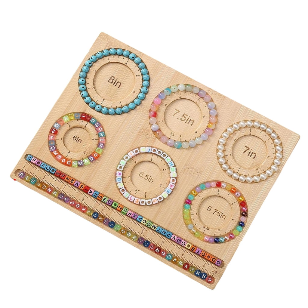 Jesscasday Elegant Bead Base Beautiful Wood Jewelry Creating Bead Board ...